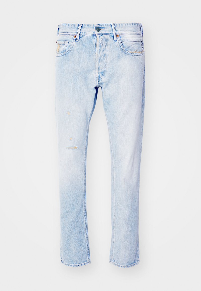 Replay WILLBI PANTS - Jeans straight leg - light blue/ljusblå denim ...