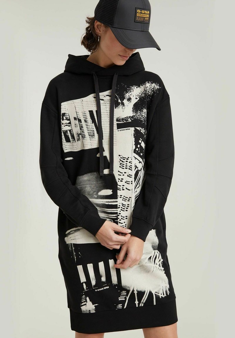G-STAR SCENE GRAPHIC - Robe de jour - dk black/noir - ZALANDO.BE