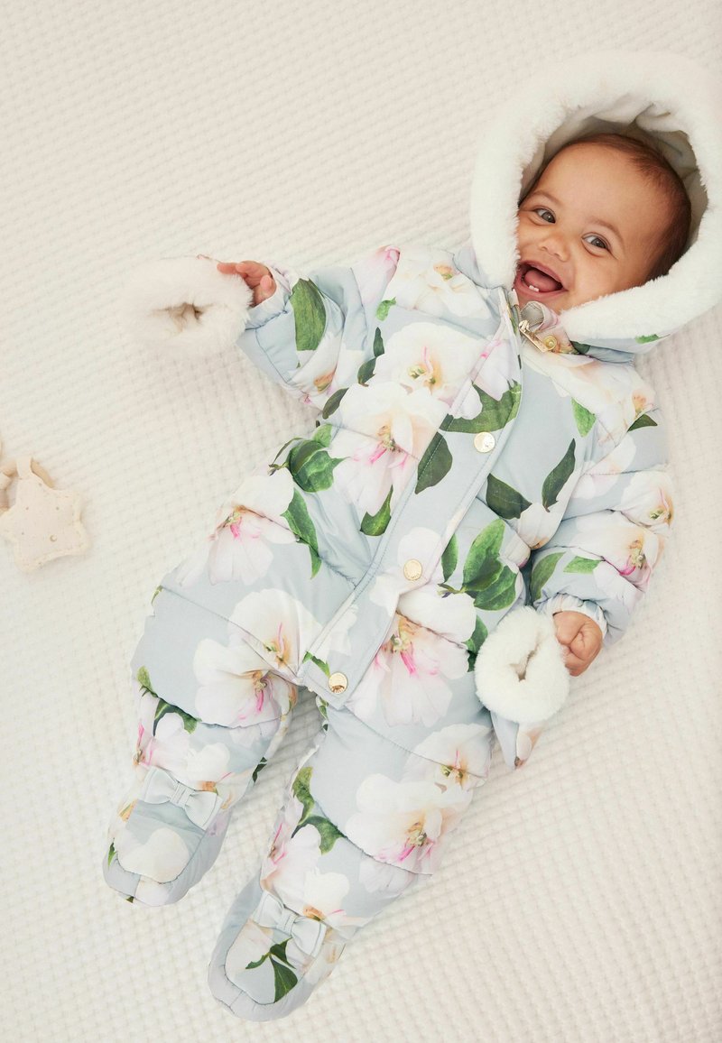 Baker by Ted Baker SHOWER RESISTANT FLORAL - Schneeanzug - light grey ...