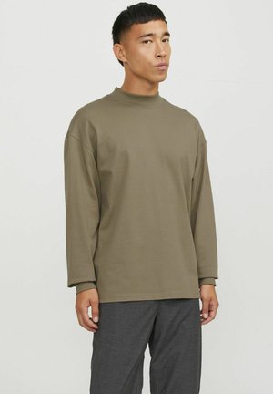 Jack & Jones PREMIUM BLAREX NECK - Langarmshirt - white/weiß - Zalando.ch