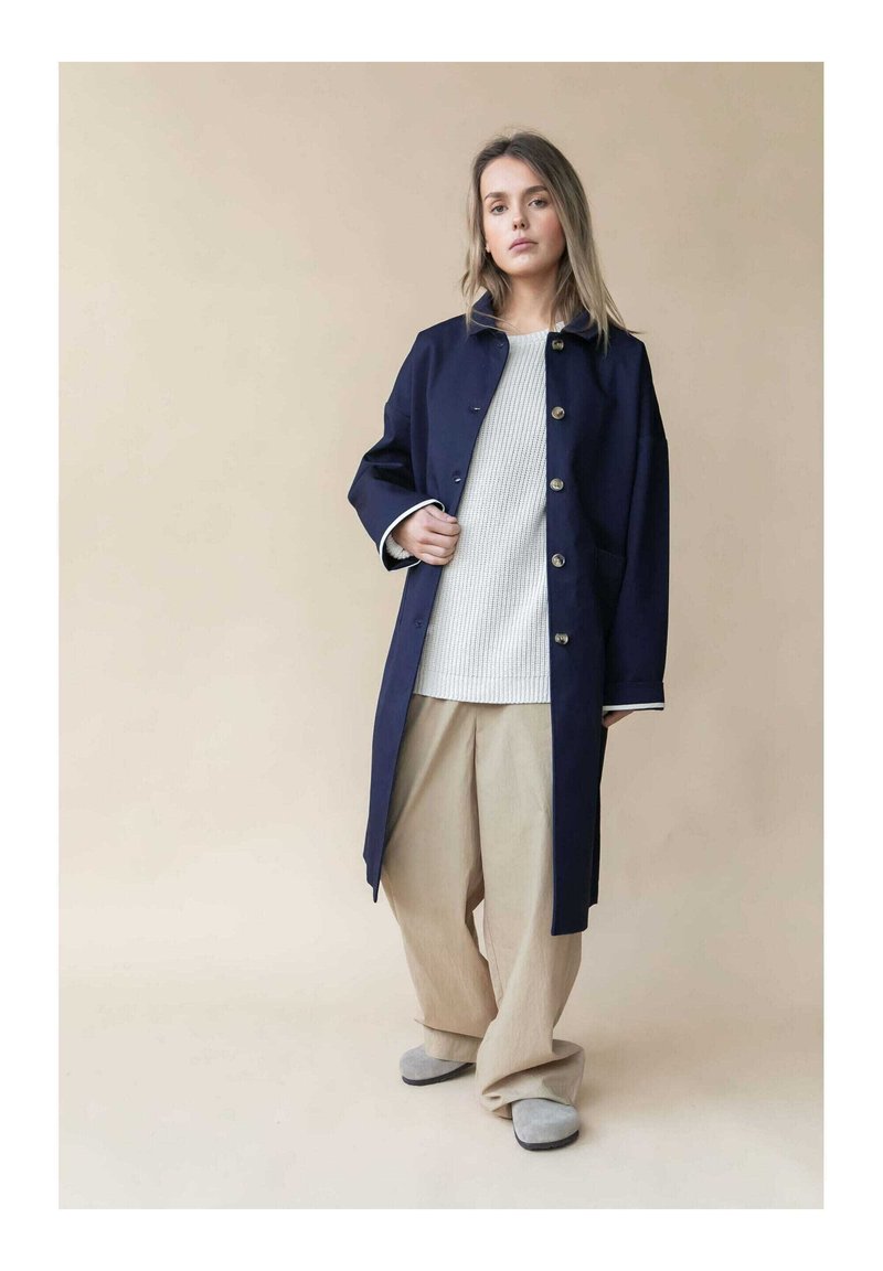 Studio Feder FELIX - Classic coat - navy/dark blue - Zalando