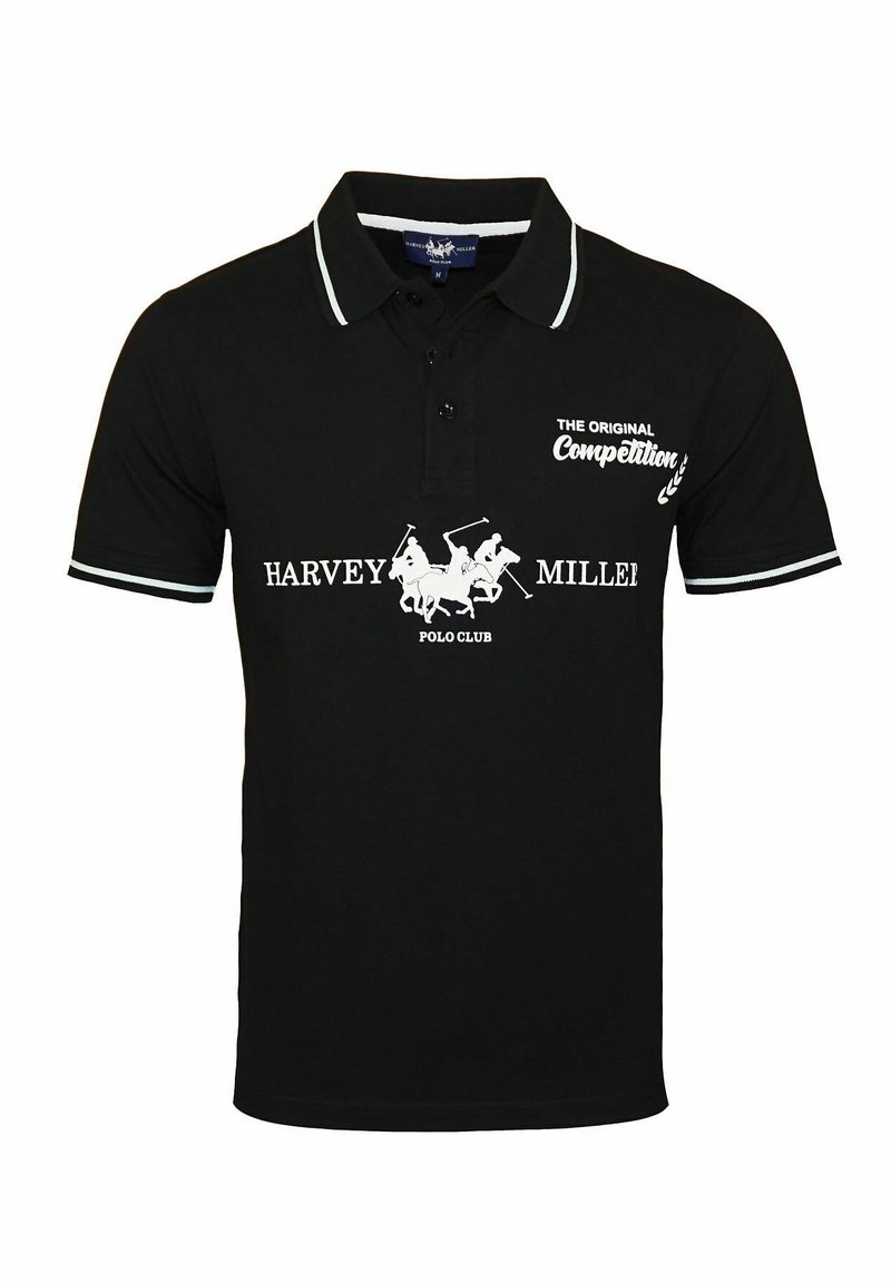 Harvey Miller Polo Club COMPETITION - Polo shirt - schwarz/black - Zalando