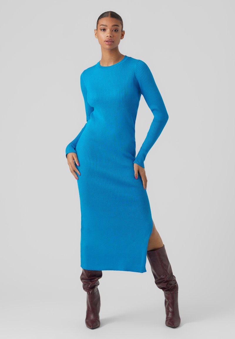 Aware VMBLESSING DRESS - Strickkleid - dresden blue/blau - Zalando.at