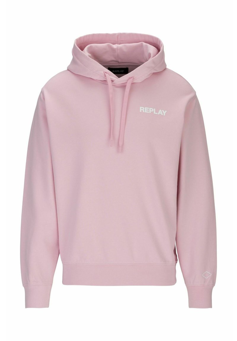 Replay LOGO - Hoodie - bubble pink/donkerroze - Zalando.nl