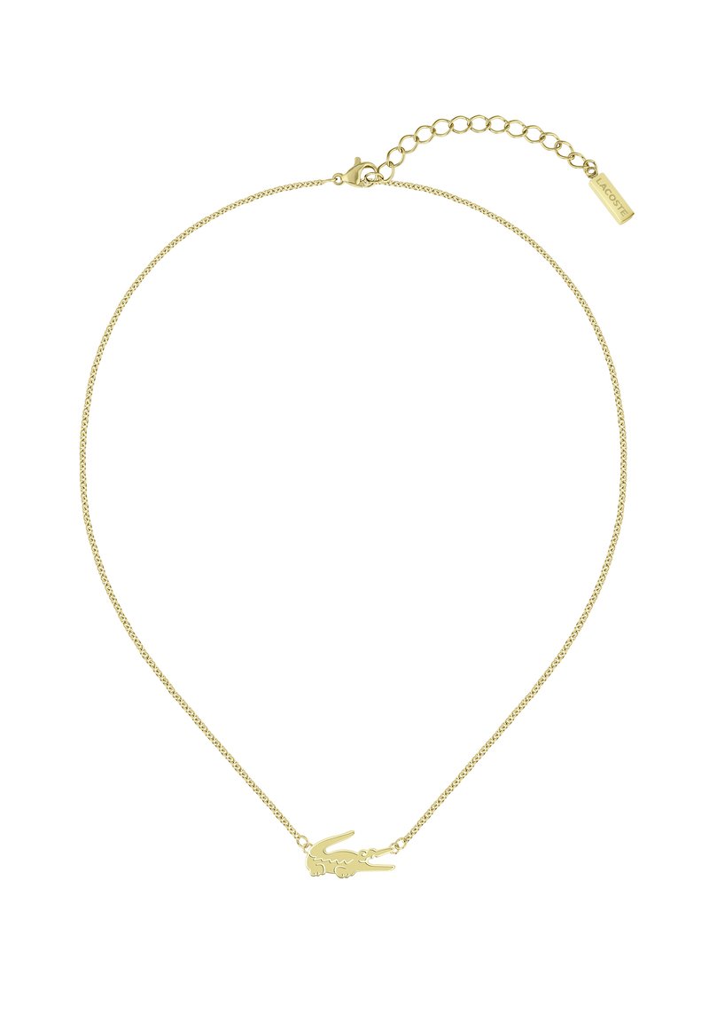Lacoste CROCODILE - Collar - gold-coloured/dorado - Zalando.es