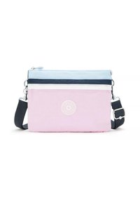Kipling EASY RIRI L - Bandolera - light pink blue block/azul claro ...