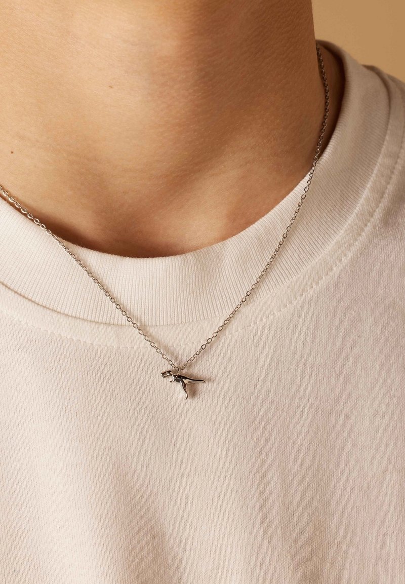 Lucardi COOL BASIC - Collar - silver-coloured/plateado - Zalando.es