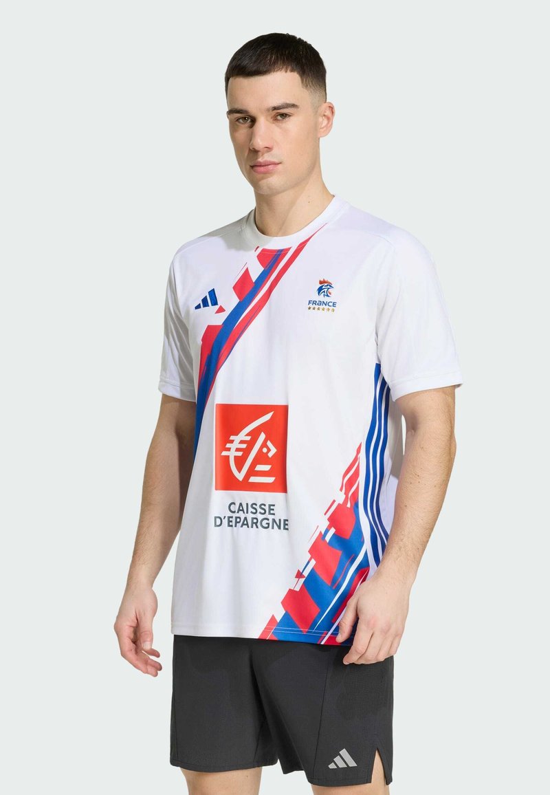 adidas Performance FFHB MATCH - Tekninen t-paita - white/valkoinen ...