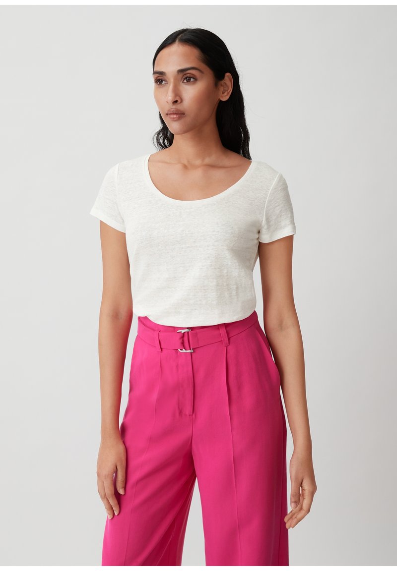 comma T-Shirt basic - weiß - Zalando.de