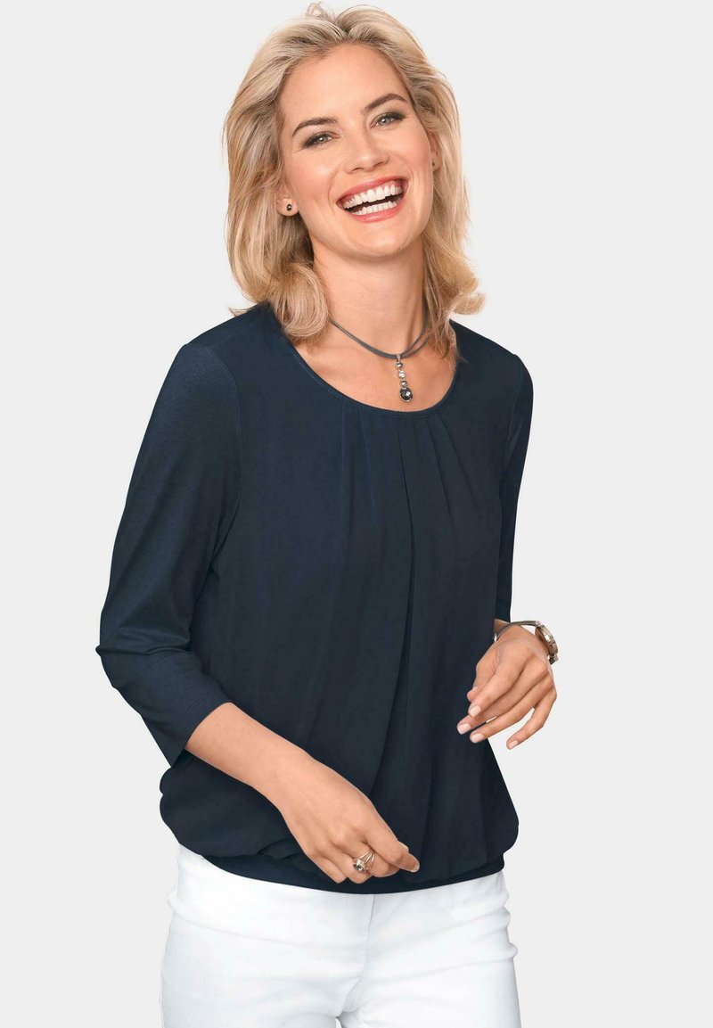 GOLDNER Blouse - marine/donkerblauw - Zalando.nl