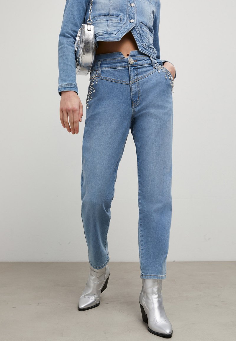 bonprix Jean boyfriend - blue/bleu clair - ZALANDO.FR
