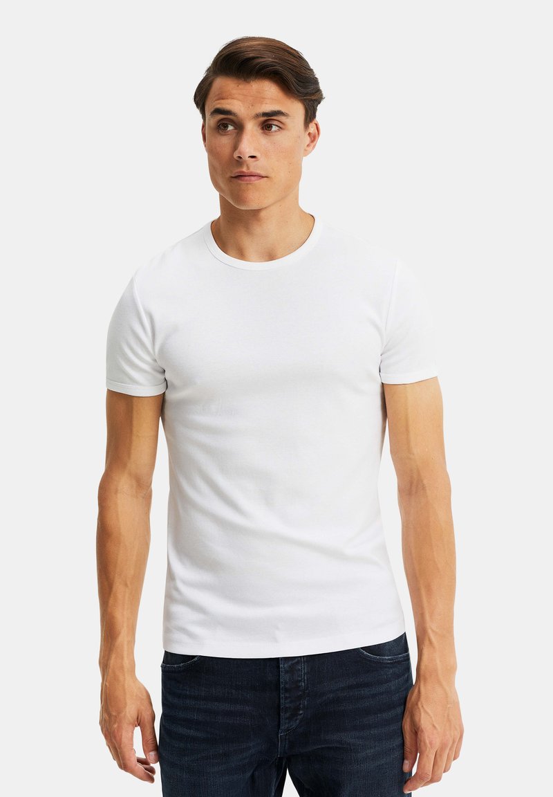 WE Fashion T-Shirt basic - white/weiß - Zalando.at