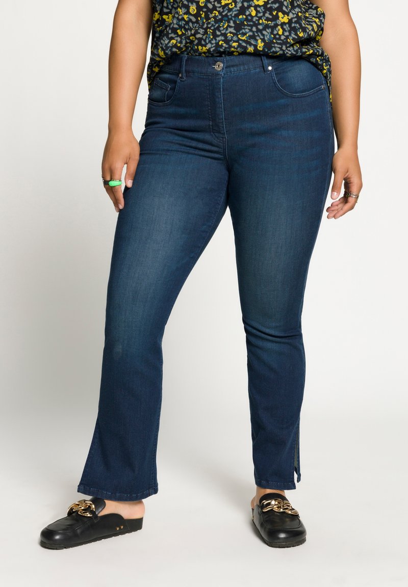 Studio Untold Jean bootcut - dark blue denim/denim bleu foncé - ZALANDO.BE