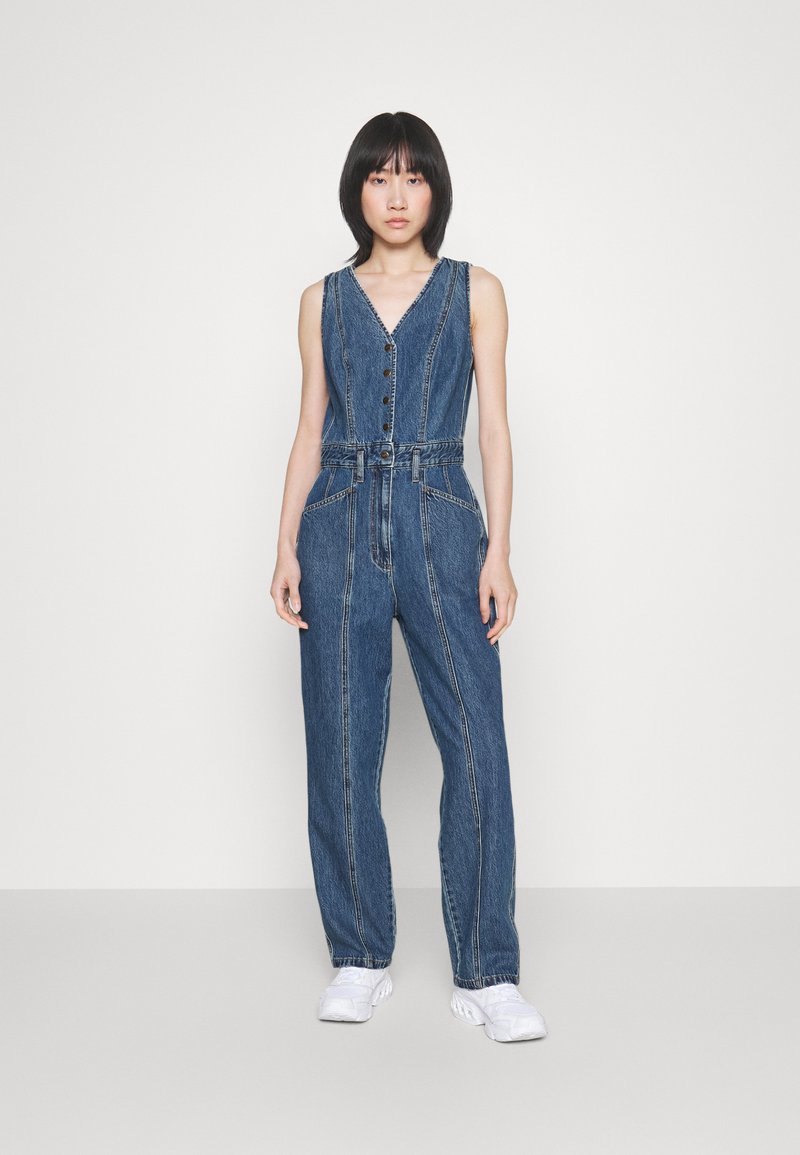 Lee SLEEVELESS UNIONALL - Jumpsuit - hazy indigo/blå - Zalando.no