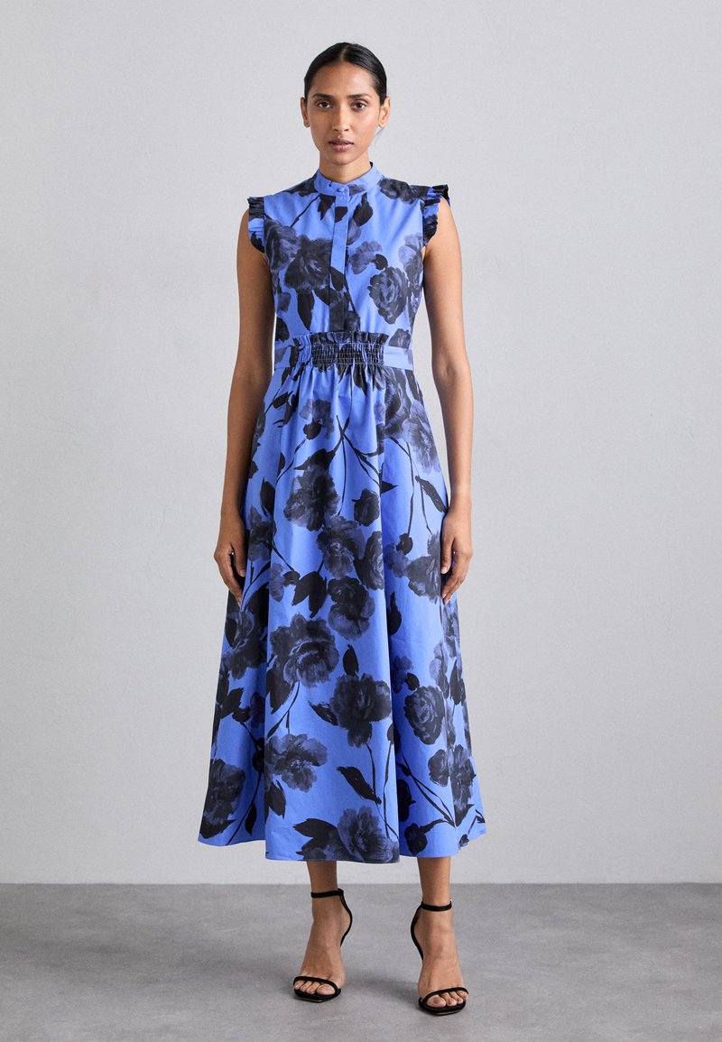 Erdem MIDI DRESS WITH FULL SKIRT - Day dress - lupin blue/blue - Zalando