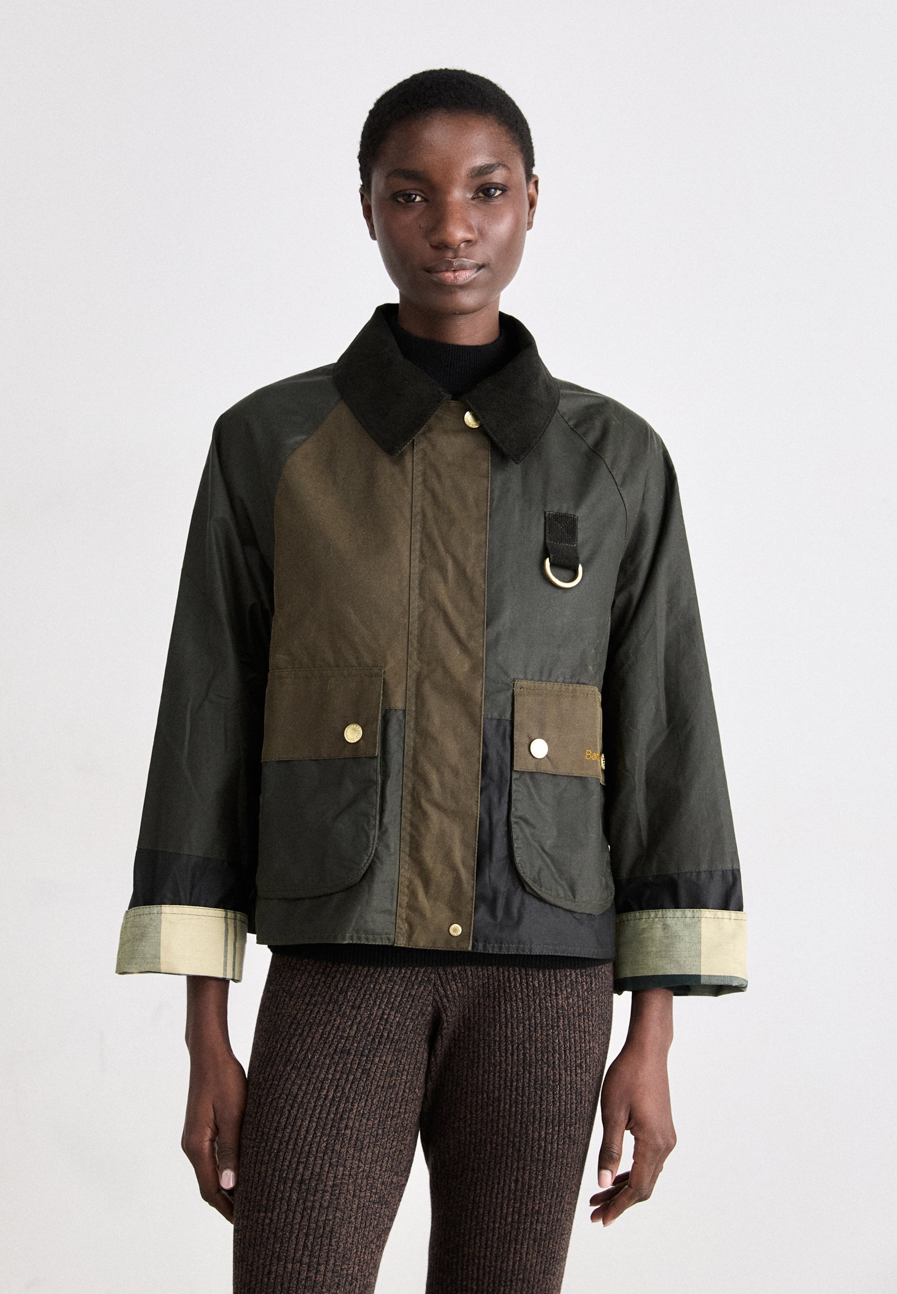 Barbour ALMA WAX JACKET Leichte Jacke archive olive black beech ancient oliv Zalando