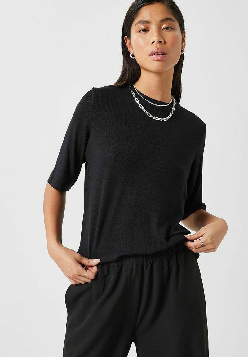 Minimum SIGA - T-Shirt basic - black/schwarz - Zalando.at