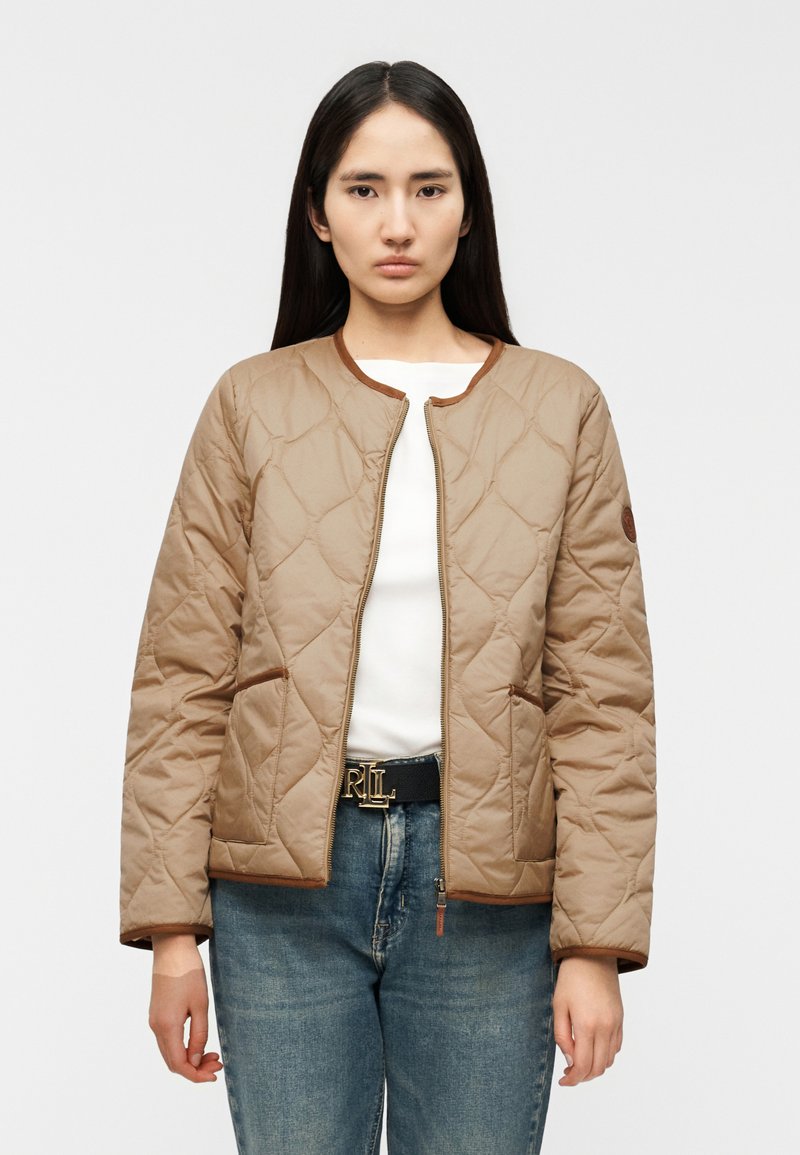 Lauren Ralph Lauren ONION INSULATED - Light jacket - birch tan/tan ...