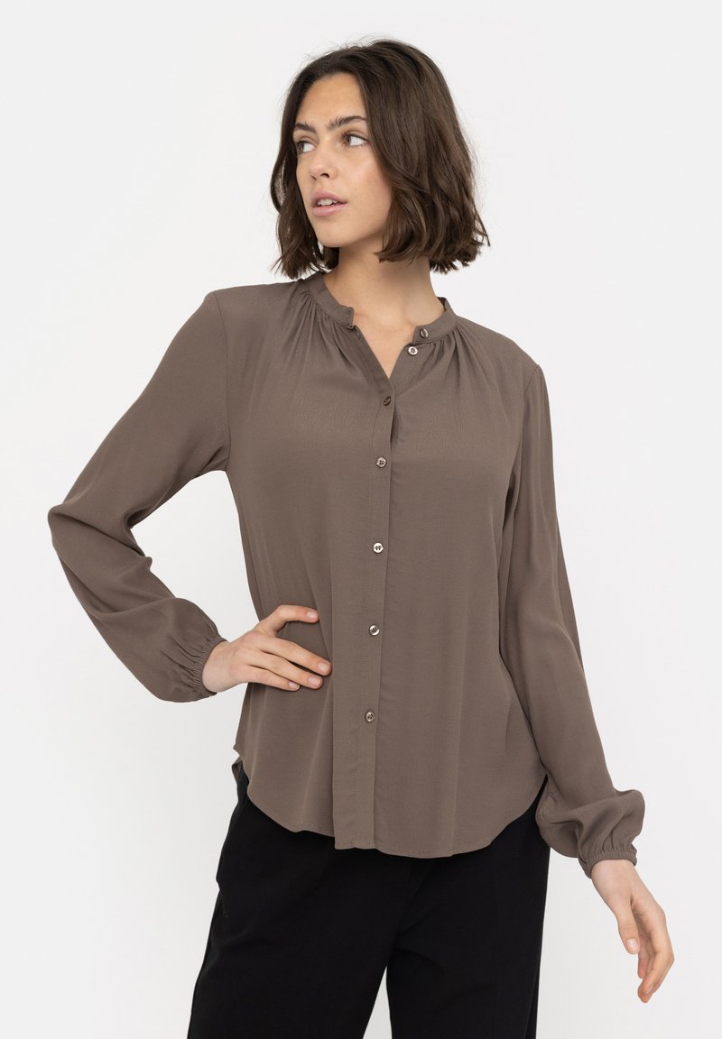 Soft Rebels SRANNA - Overhemdblouse - dark brown/donkerbruin - Zalando.nl