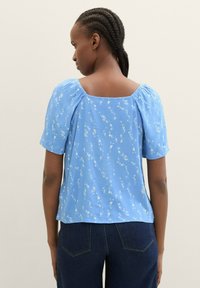 TOM TAILOR DENIM Bluse - light blue white print/hellblau - Zalando.de