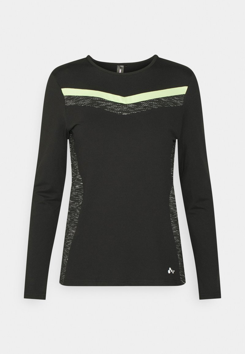 ONLY Play ONPSTACIA RUN - Langarmshirt - black/schwarz - Zalando.de