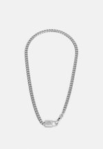 Guess LOCK N ROLL UNISEX - Halskæder - silver-coloured/sølvfarvet ...