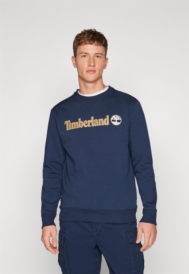 Timberland KENNEBEC RIVER LINEAR LOGO CREW NECK - Sweatshirt - dark ...