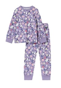 Polarn O. Pyret TWO-PIECE FLORAL SET - Nachtwäsche Set - purple haze ...
