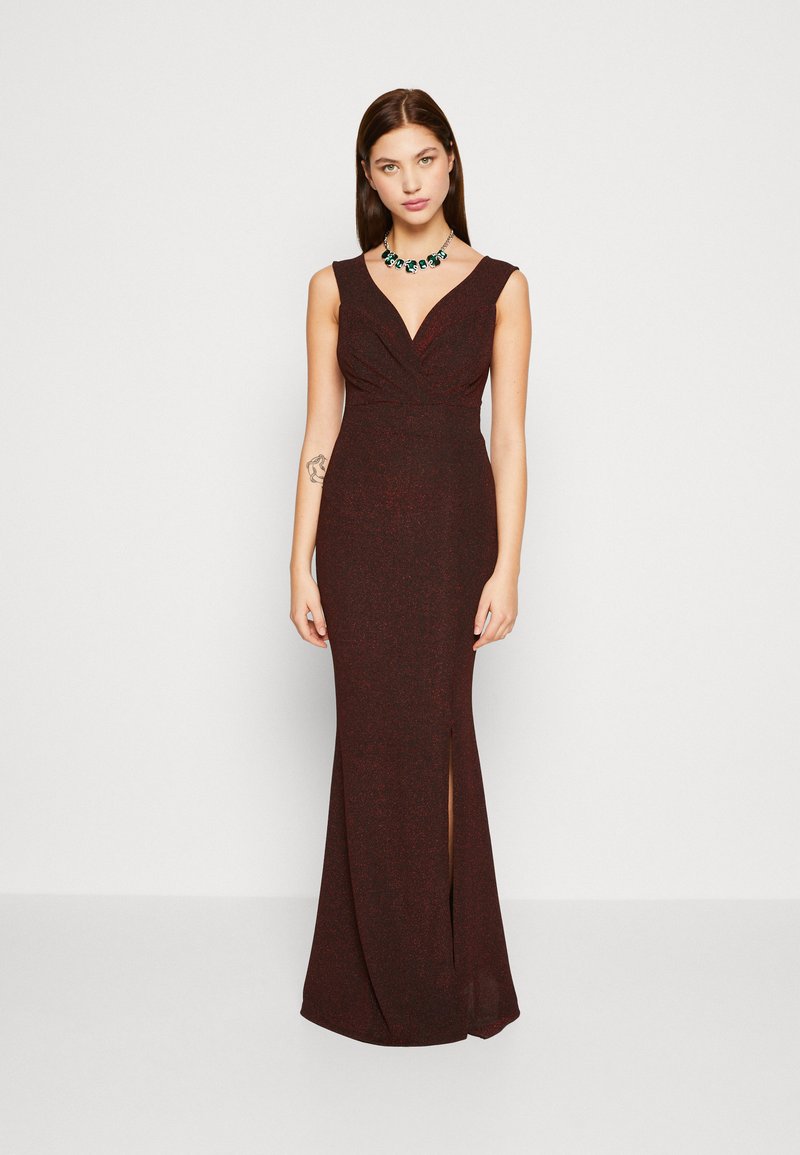 WAL G. PARTY FOXTROT MAXI - Vestito di maglina - wine/bordeaux - Zalando.it