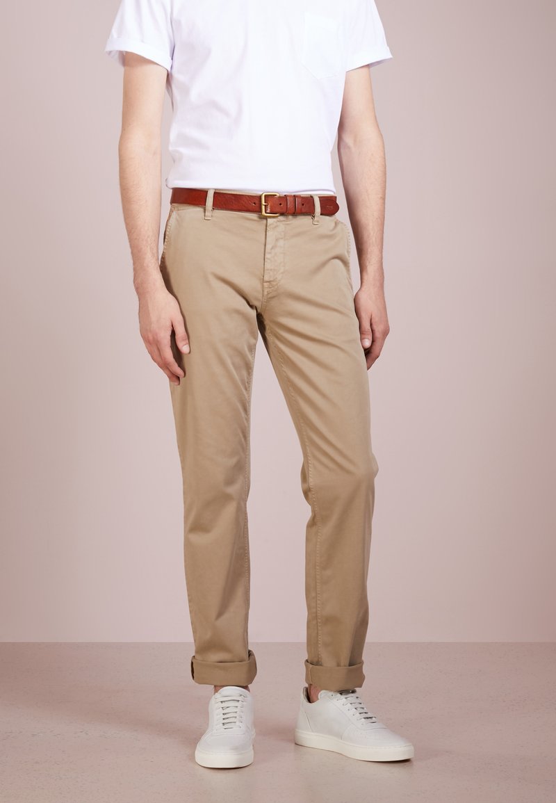 BOSS CASUAL REGULAR FIT - Stoffhose - light pastel / brown/beige ...