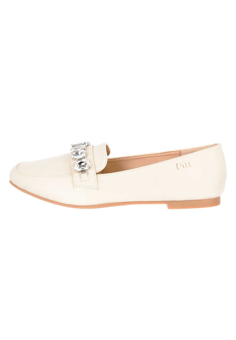 PRIMA MODA PRADONE - Mokassin - off-white/offwhite - Zalando.de