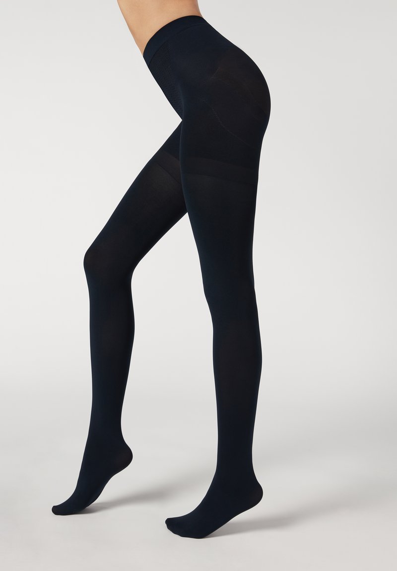 Calzedonia 80 DEN TOTAL SHAPING - Strumpfhose - dark blue/dunkelblau ...