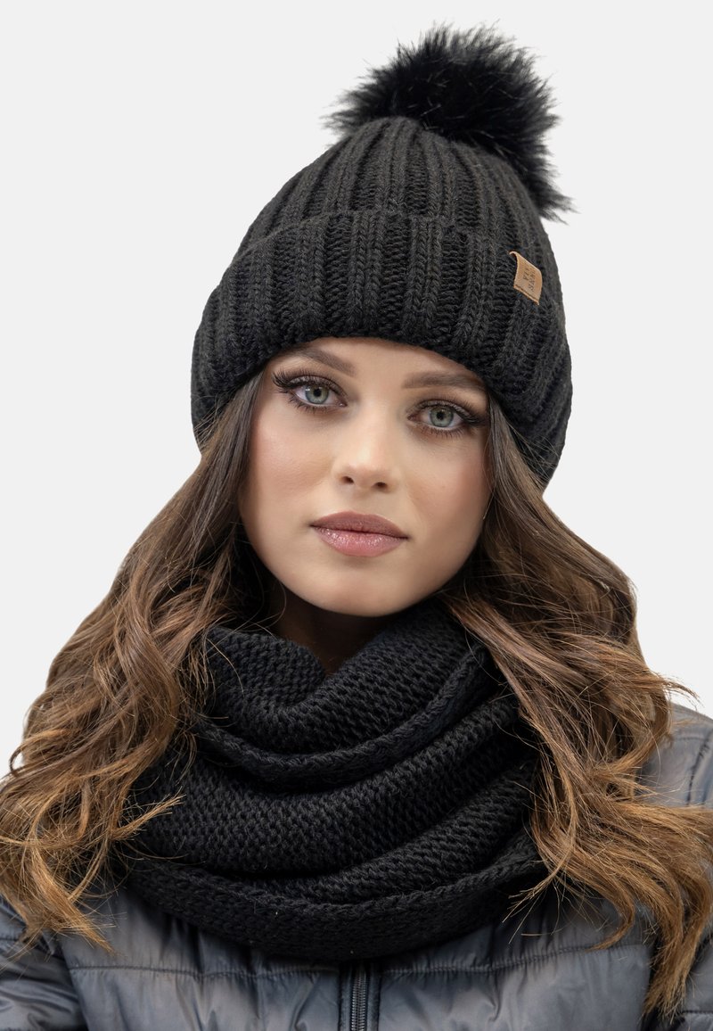 Vivisence LOOP SET - Fular burlan - black/negru - Zalando.ro