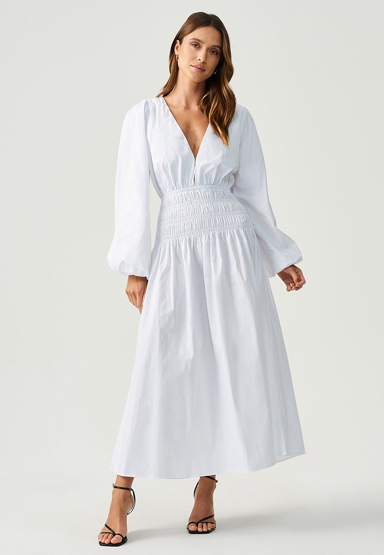 SÁVEL MAY GATHER - Maxikleid - white/weiß - Zalando.de