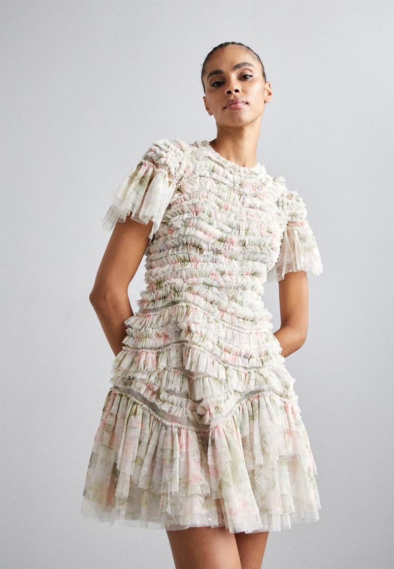 Needle & Thread ROSE POWDER SHORT SLEEVE MICRO MINI DRESS - Vestito ...