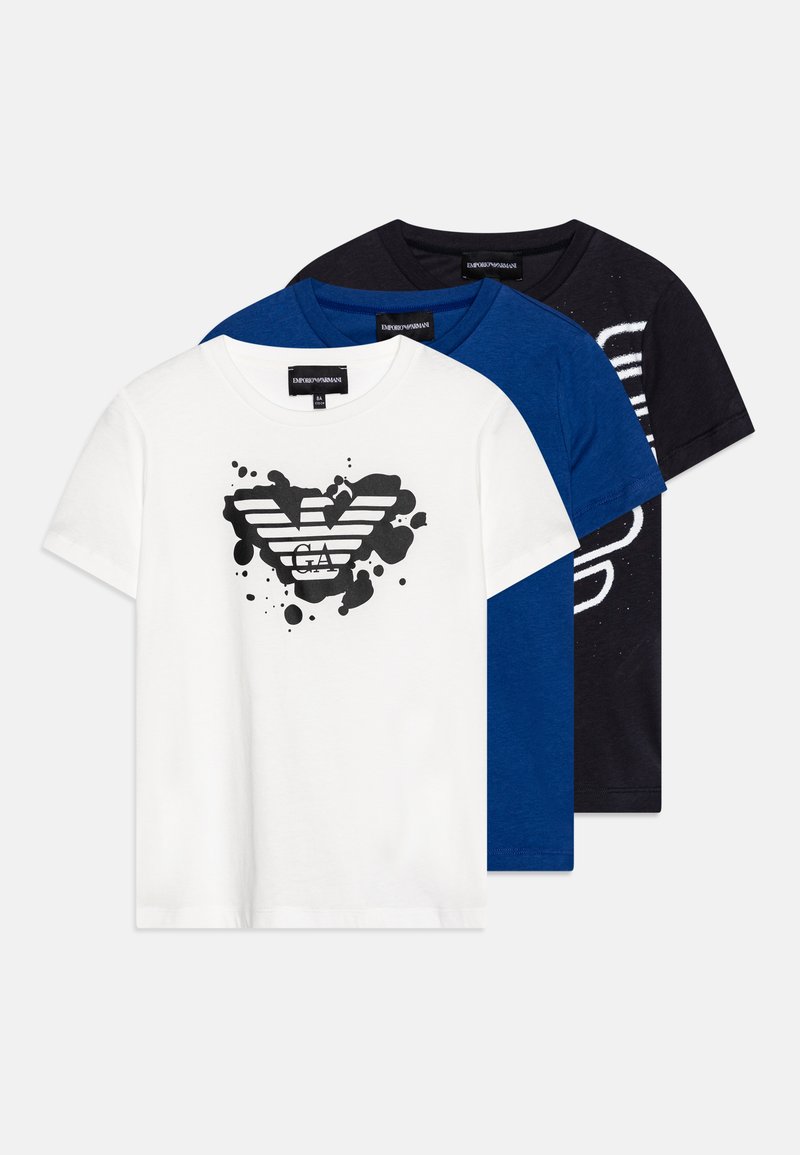 Emporio Armani Print T-shirt - royal blue/white/dark blue/royal blue ...