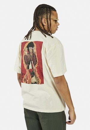 Dropsize HEAVY V2 EMBO - T-Shirt print - cream white/weiß - Zalando.ch