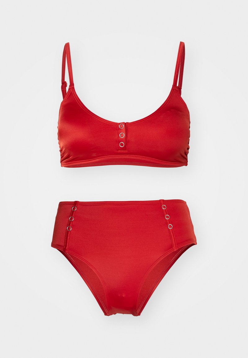 DORINA DOGON SET LIGHT PADDED - Bikini - red/hvit - Zalando.no