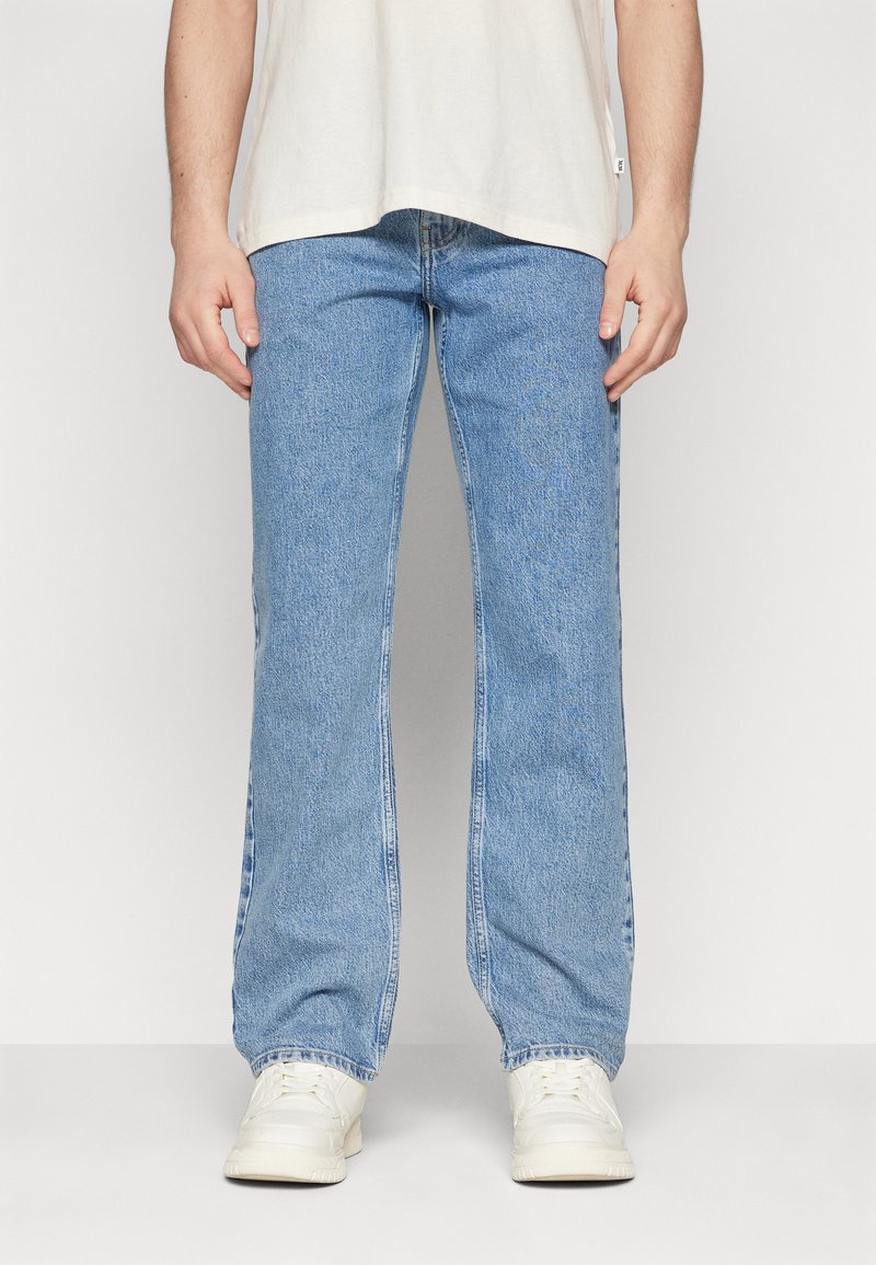 Karl Lagerfeld Jeans STRAIGHT - Vaqueros rectos - mid blue stone/stone ...