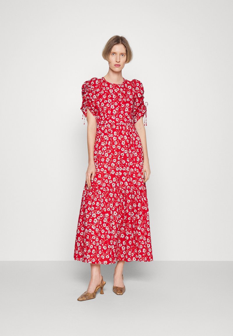 BOSS DEBEST - Vestido informal - open miscellaneous/rojo - Zalando.es