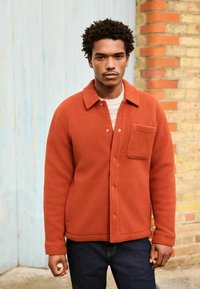 Next REGULAR FIT - Fleecejacke - rust brown/orange - Zalando