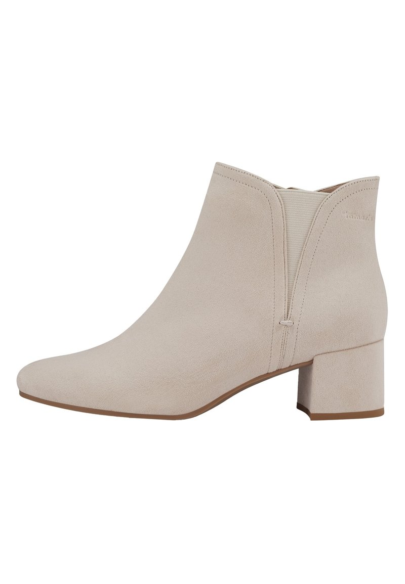 Tamaris Ankle boots - ivory suede/beige - Zalando.ie
