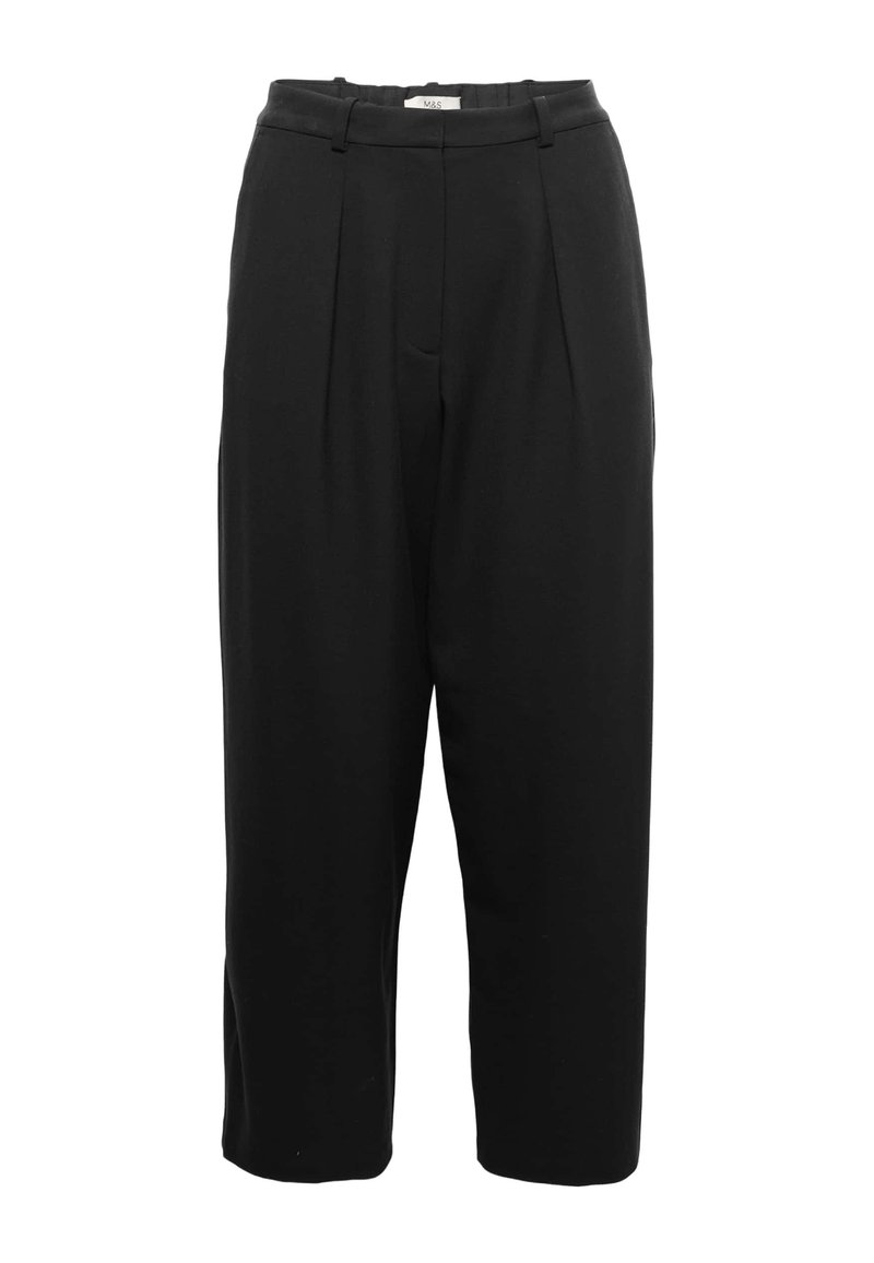 Marks & Spencer BARREL LEG WITH STRETCH - Bukser - black/sort - Zalando.dk