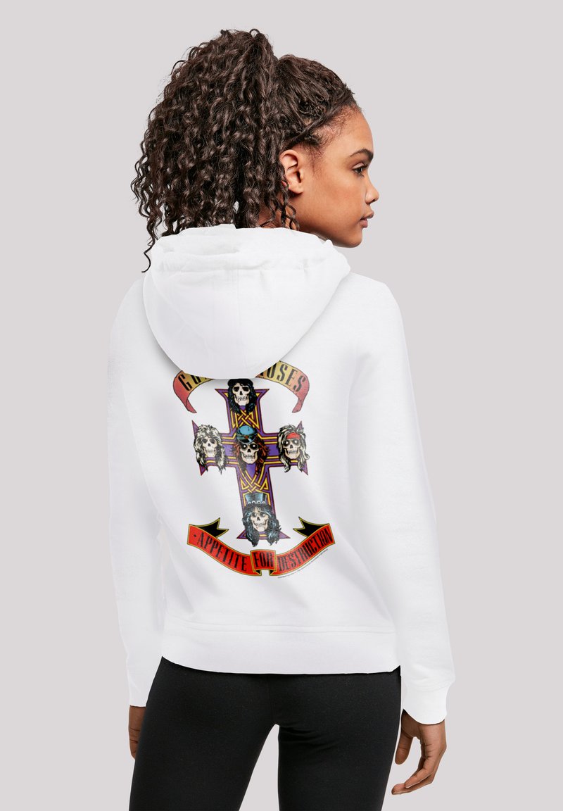 F4NT4STIC GUNS 'N' ROSES BAND APPETITE FOR DESTRUCTION - Hoodie - white ...