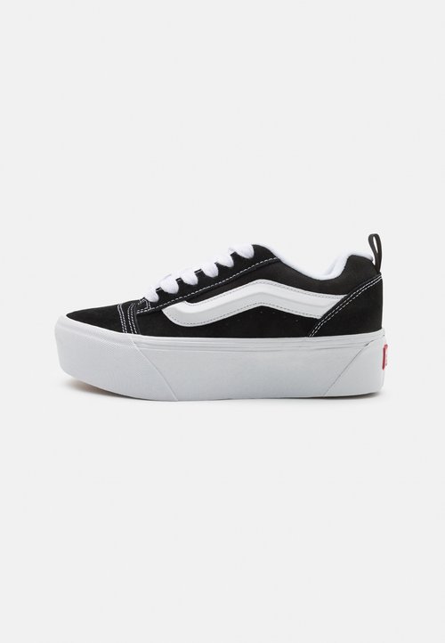 Vans KNU SKOOL UNISEX - Chaussures de skate - black true white/noir - ZALANDO.BE