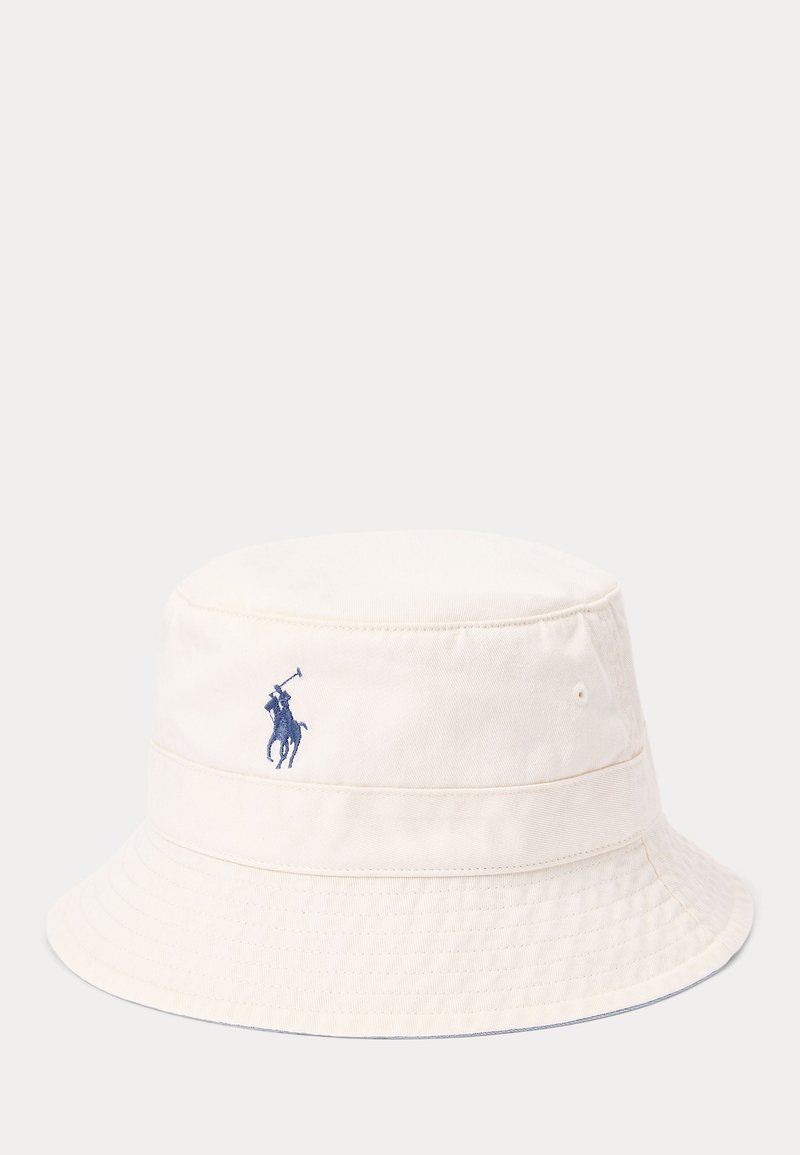Polo Ralph Lauren COTTON BUCKET HAT - Hatte - herbal milk/offwhite ...