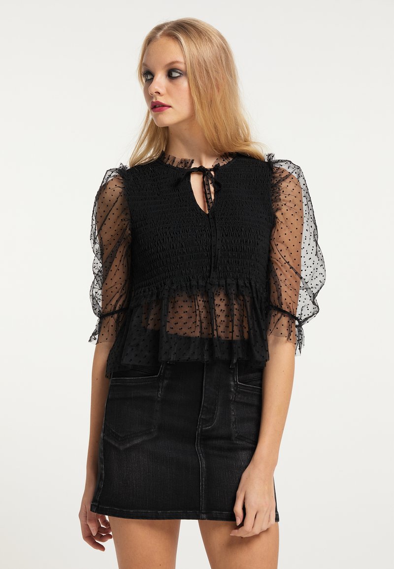 myMo ROCKS Blouse - schwarz/zwart - Zalando.be