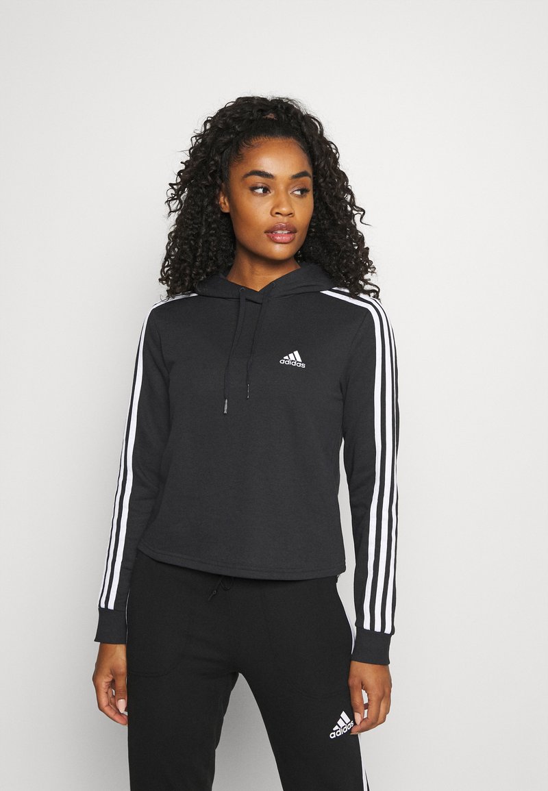 adidas Performance Hoodie - black/white/black - Zalando