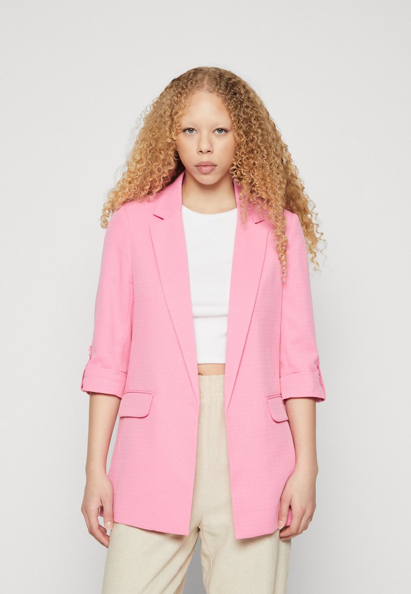 Vero Moda VMCHANDY 3/4 CLASSIC LOOSE - Halflange jas - pink cosmos ...