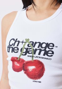 Project X Paris TOP IMPRIMÉ CERISES - Top - blanc/white - Zalando